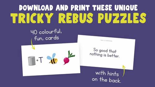 Tricky Rebus Puzzles | Hard Brain Teasers | Word Game by Thats So ...