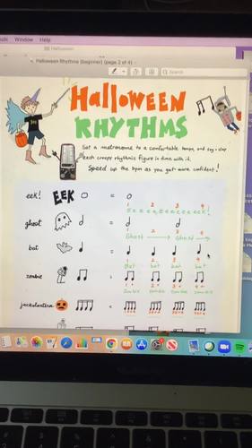 Halloween Rhythms: multi-instrumental tool by You Be You Music Education