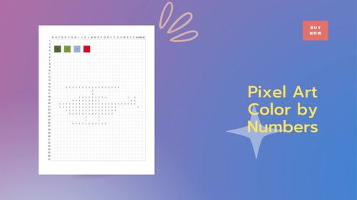 Pixel Art Color by Numbers by Creating happiness | TPT