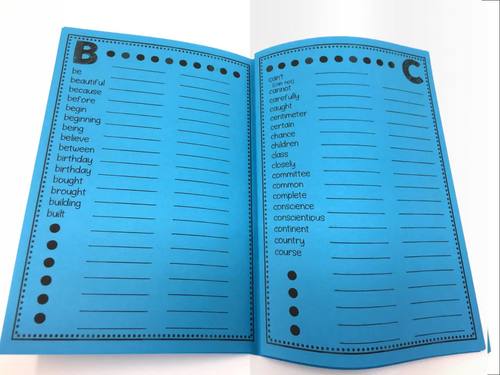 Personal Spelling Dictionary for Older Students -PRINT & DIGITAL ...