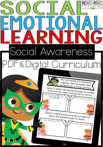 Social Emotional Learning Curriculum for Google Classroom Distance Learning