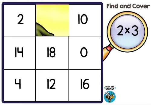 3RD GRADE BEGINNING MULTIPLICATION FACTS BOOM CARDS HIDDEN PICTURE ...
