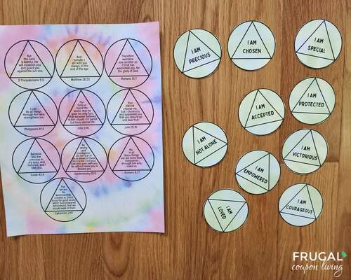 Identity in Christ Bible Craft, 3-D Sphere Craft Teaching "I AM ...