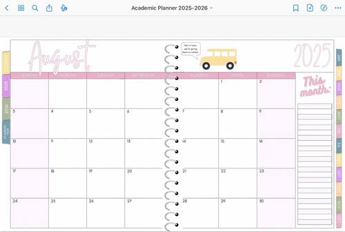 Bright & Customizable Digital Teacher Planner – Compatible with ...