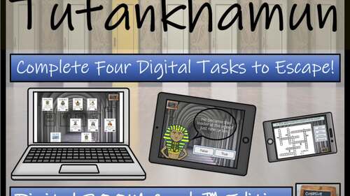 Tutankhamun BOOM Cards™ Digital Escape Room Activity | TPT