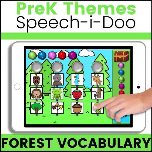 PreK Themes Forest | Digital Cariboo - Speech-i-Doo FOREST Vocab | Speech