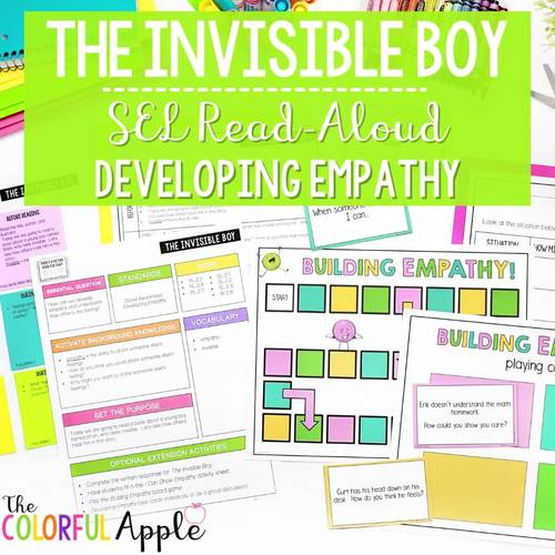 The Invisible Boy Empathy Lesson - SEL Social Awareness Interactive ...