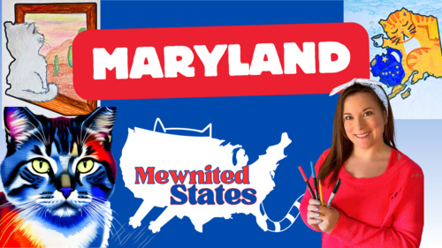 Maryland - 50 States - Mewnited States - Geography by Hello Ms Jes