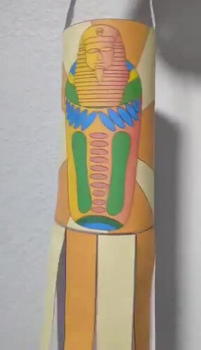 Halloween Crafts Mummy Windsock Activities Pharoh Egypt Ghost Monster ...