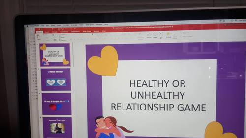 Healthy or Unhealthy Relationship Game- Interactive Power Point Social ...