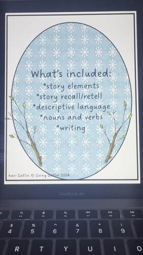 K-2 Literacy Pack A Thing Called Snow by Going Gatlin | TPT