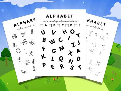 Uppercase Letter Activity Sheets | Capital Letter Worksheet | Alphabet ...