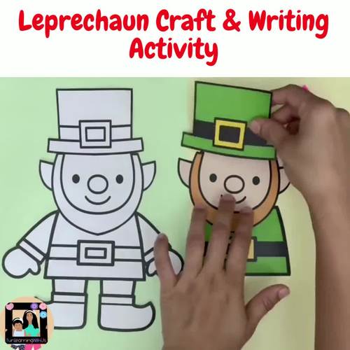 Leprechaun Craft & Writing Activity | St. Patrick's Day Craft | TPT