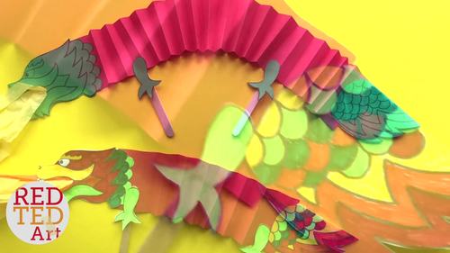 Chinese New Year DRAGON Puppet printable - Paper Puppets - Fun Dragon ...