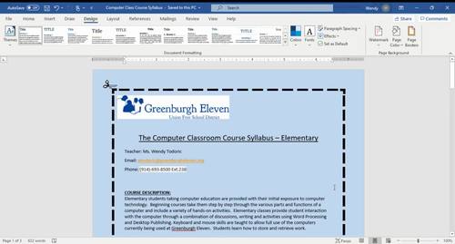 The Computer Classroom Elementary Course Syllabus by TCC21 | TPT