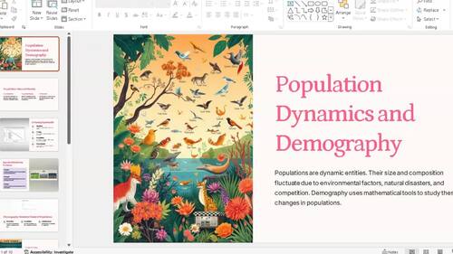 Pre-AP Biology Lesson: Population Dynamics, PowerPoint Slides & Notes ...