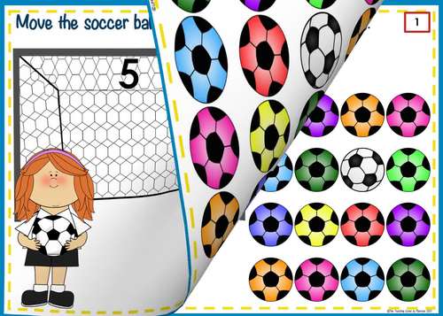 Soccer Counting How Many Soccer Balls Google Slides Numerals and Number ...