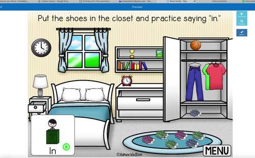 Core Vocabulary Around the Home Speech Boom Cards™ by Aimee Walton