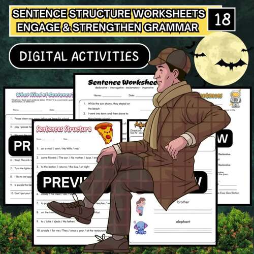 Fun Sentence Structure Worksheets – Engage & Strengthen Grammar Skills