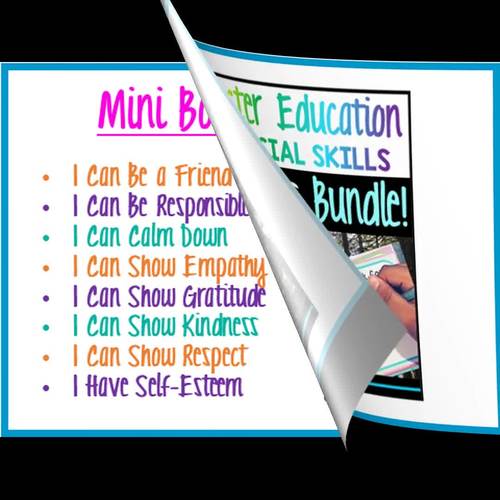 Social Skills BUNDLE / Character Education BUNDLE Mini Books, (SEL)