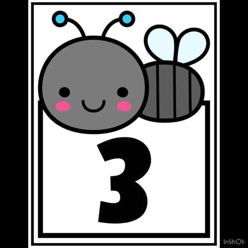 Kindergarten Number 0 to 20 Visual Math Posters for Number Recognition