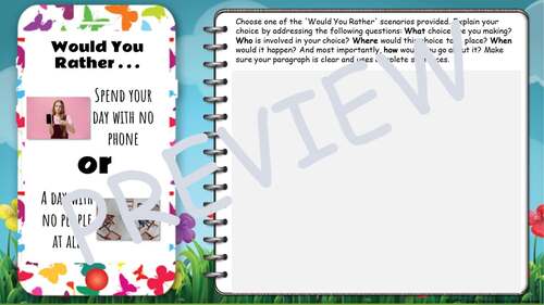 May Quick Writes: Use with or without May Agenda Slides | TPT