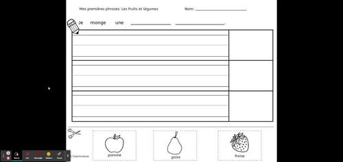 My First French Sentences / Mes Premières Phrases: Fruits et Légumes