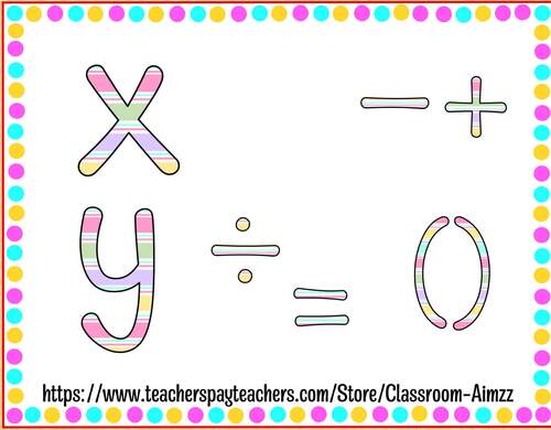 Pastel Bulletin Board Alphabet Letters,Modern Editable Large Alphabet ...