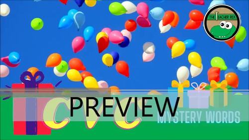 CVC (short o) Mystery Words - Beginning Sounds Videos by The Teacher Rex