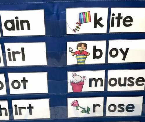 Onset and Rime - Kindergarten and Preschool Phonics Center - Spring ...