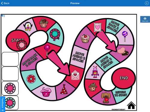 Digital Valentines Themed Open Ended Board Games + Digital Spinners ...