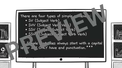 Sentence Types Notes Bundle | Google Slide | Canva | PowerPoint | TPT