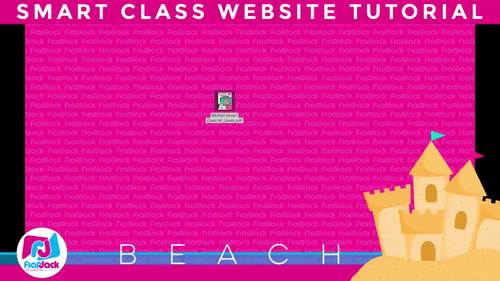 BEACH Parent Communication Google Slides Editable Smart Class App Website