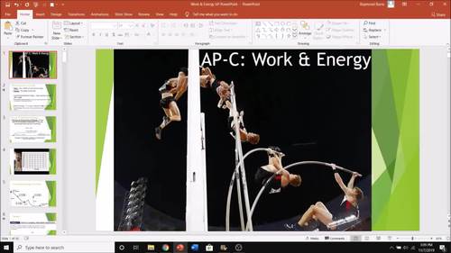 Energy and Work AP Physics C - Full Unit Bundle by Physics Burns