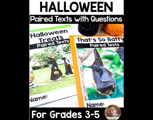 Halloween Paired Texts - 3rd + 4th Grade Nonfiction and Fiction Reading ...