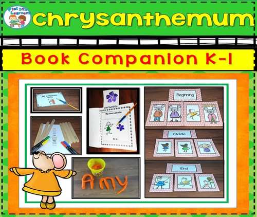 Chrysanthemum BY Kevin Henkes for Back to School- Book Based Name ...