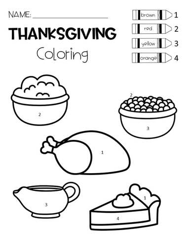 I Like Thanksgiving Dinner Activity Pack for Early Learners by Core ...