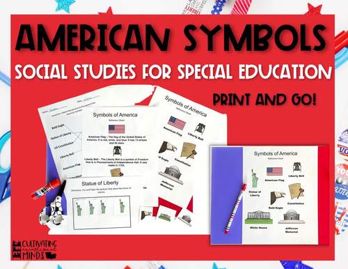 American Symbols | Special Education Social Studies | Self contained ...