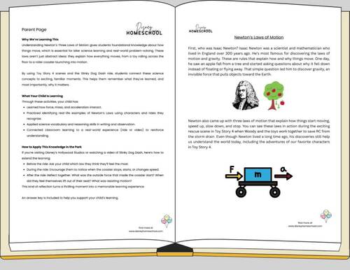 Toy Story Physics Unit | Newton’s Laws of Motion for Ages 8–12 (8 ...