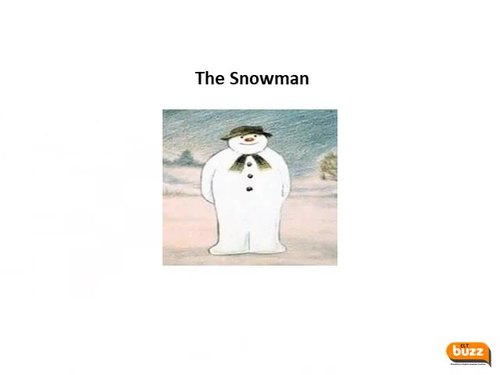 The Snowman - Video Lesson. Compound Words. Story retelling. Writing.