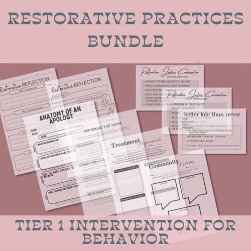 Back to School Restorative Practices + FREEBIES| High School & Middle ...