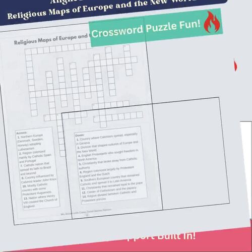 The Reformation’s Impact on Europe & the New World Puzzle Pack — HSS 7.9.4