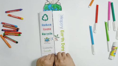 Earth Day Writing Activities Lapbook Craft Kindergarten 1st 2nd 3rd 4th ...