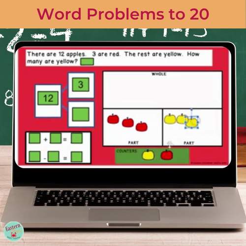 Word Problems within 20 by Eastern Shore Math Teacher | TPT