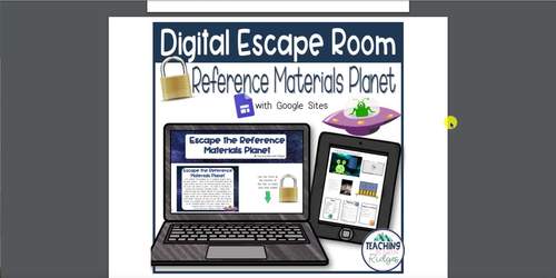 Digital Reading Escape Room - Reference Materials | TpT