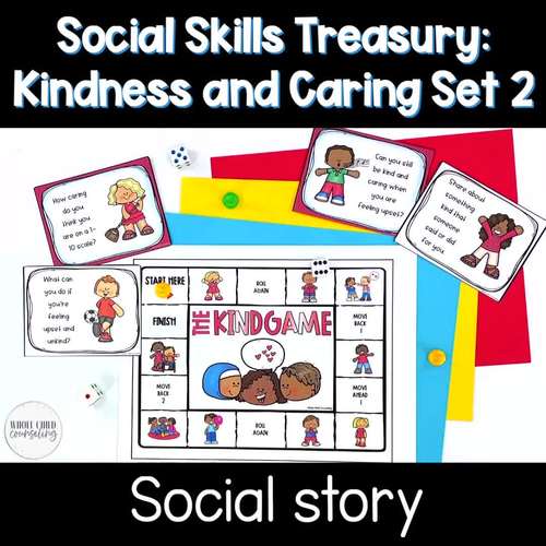 Kindness and Caring Social Story and Game Activity Set 2 for Teaching ...