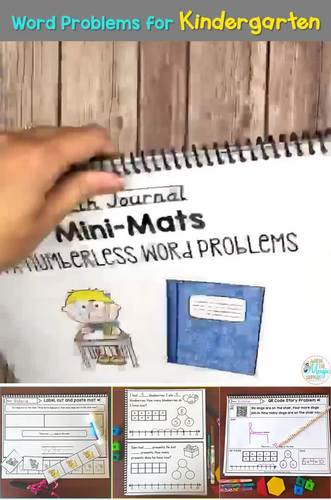 Word Problems for Kindergarten by Where the Magic Happens Teaching