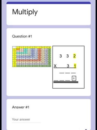 Multiply 1-2 by 2-3 digits w/ Multiplication Chart (slides + self ...