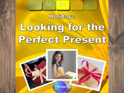 Looking for the Perfect Present / Complete ESL Lesson for Mid-level B1 ...