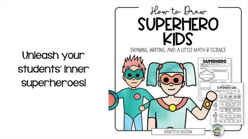 Superhero Day Activity • Superhero Drawing & Mission Statement Writing